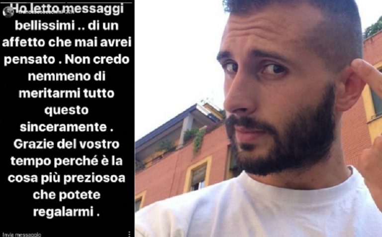 Francesco Zecchini di Uomini e Donne ringrazia i fan sui social ...