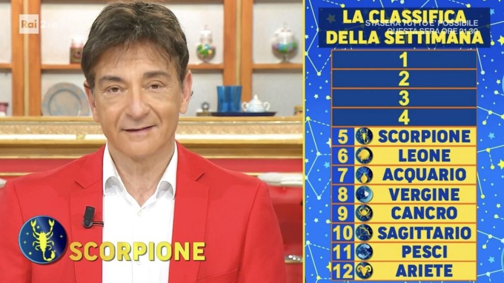 Oroscopo Paolo Fox a I Fatti Vostri: classifica della settimana 3-9 ...