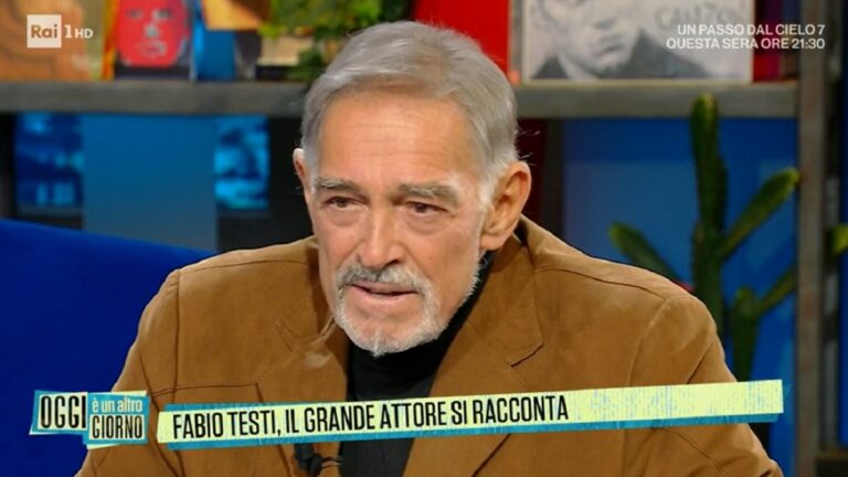 Fabio Testi, ricordo struggente a Oggi è un altro giorno: “Era una ...