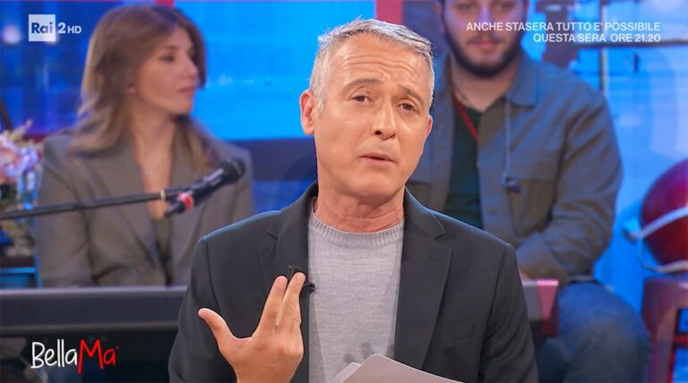 Pierluigi Diaco: “Storia molto forte”, puntata particolare di Bella Ma ...