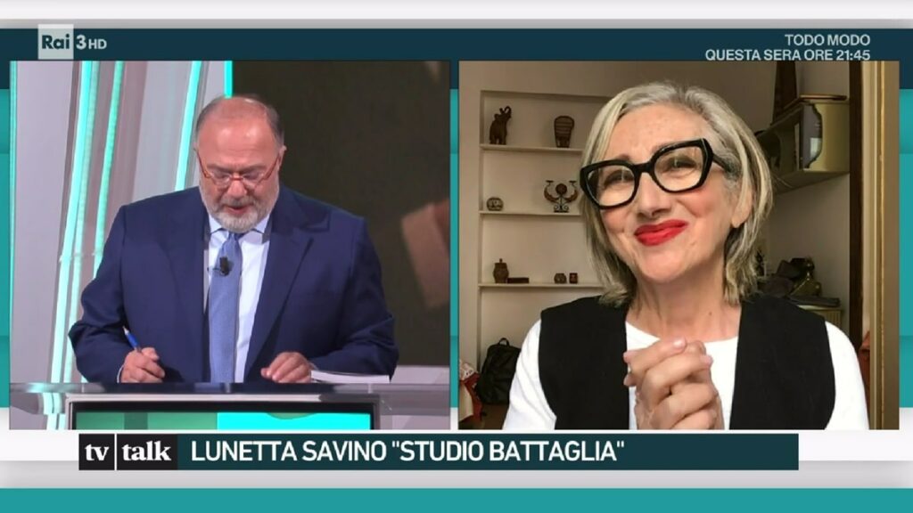 Studio Battaglia 2, Lunetta Savino a Tv Talk: "Snobismo verso attori di fiction" - LaNostraTv