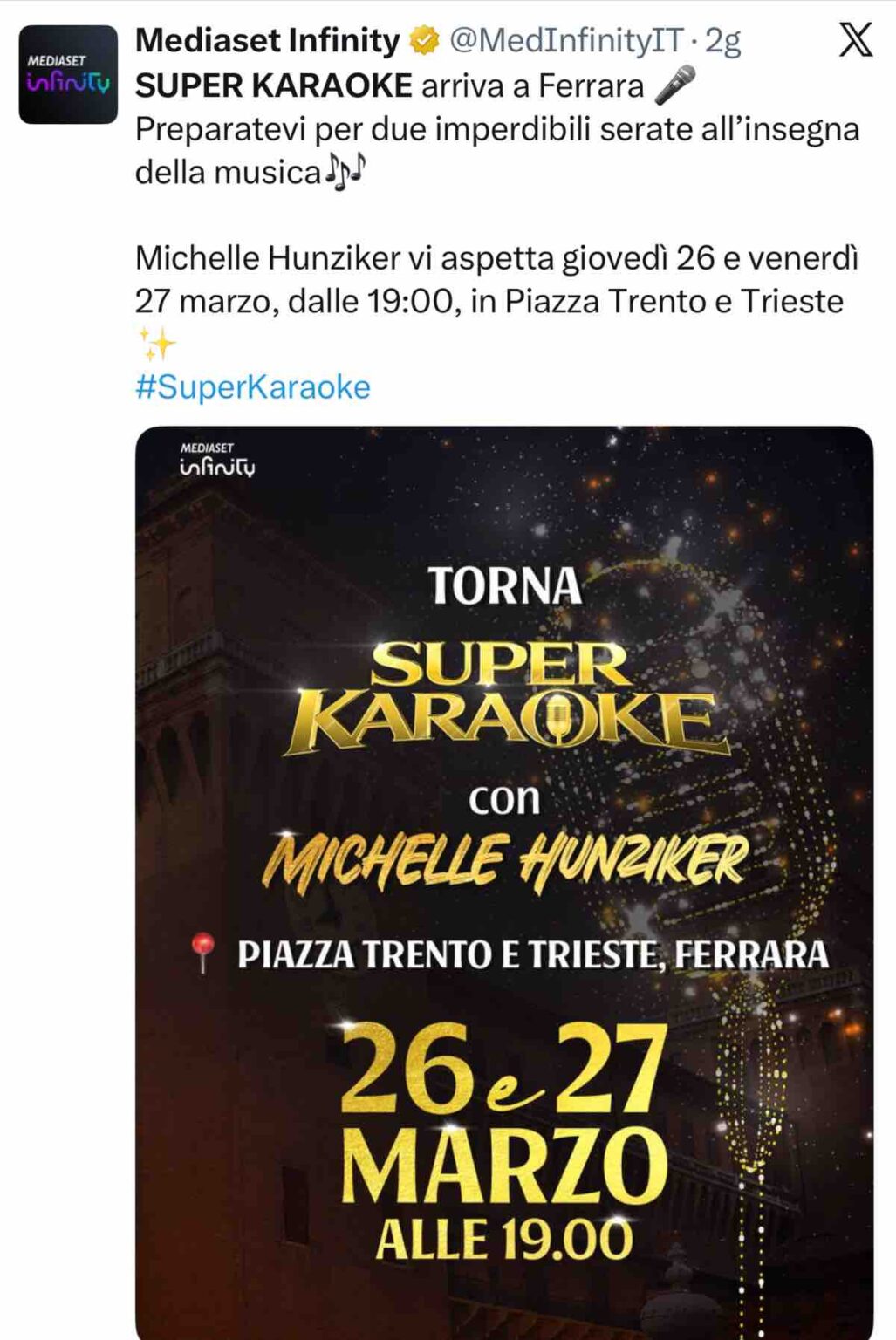 Super Karaoke con Michelle Hunziker, al via oggi le registrazioni: come ...